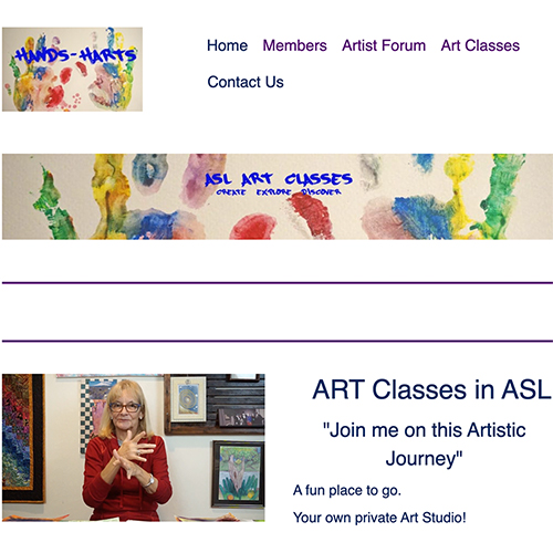 ART Classes in ASL ｜ Hands-Harts – NeoHear