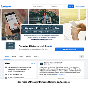 Disaster Distress Helpline | facebook.com – NeoHear