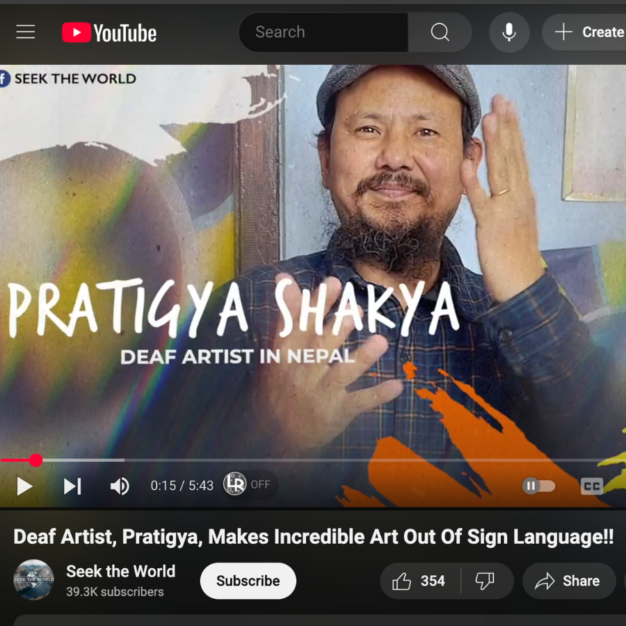 Deaf Artist, Pratigya, Makes Incredible Art Out Of Sign Language ...